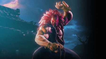 Akuma : zoom sur le personnage de Street Fighter