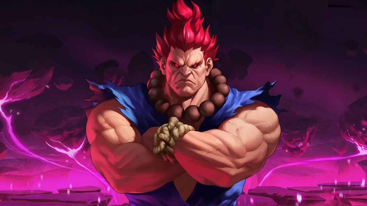 Akuma : zoom sur le personnage de Street Fighter