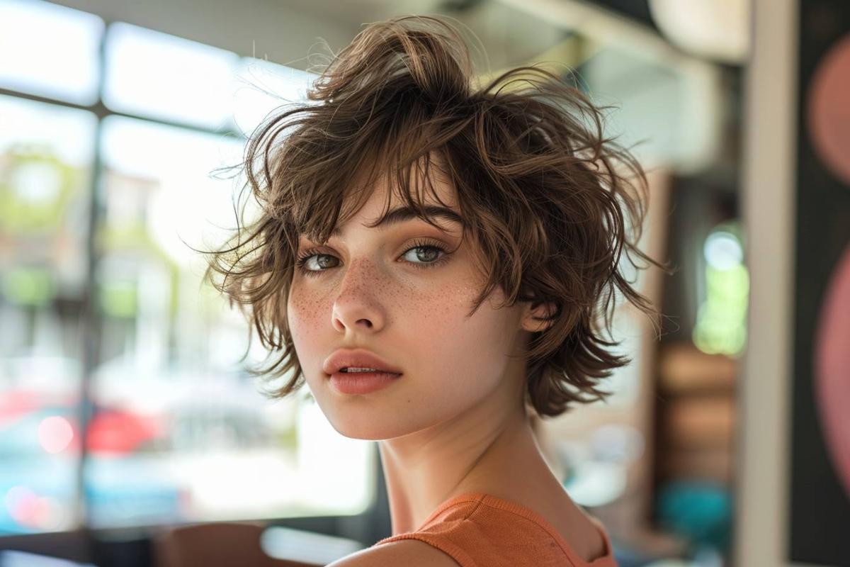 Garonne Coupe Courte Cheveux Pais Et Volumineux