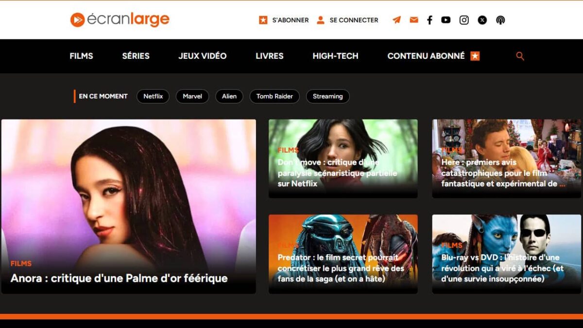 Écran Large : présentation et avis du site ecranlarge.com