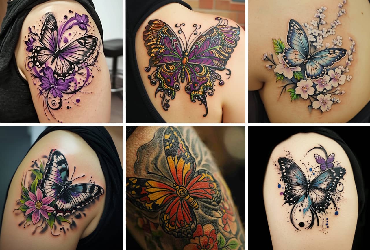 Tatouage papillon 🦋 : signification, styles et conseils