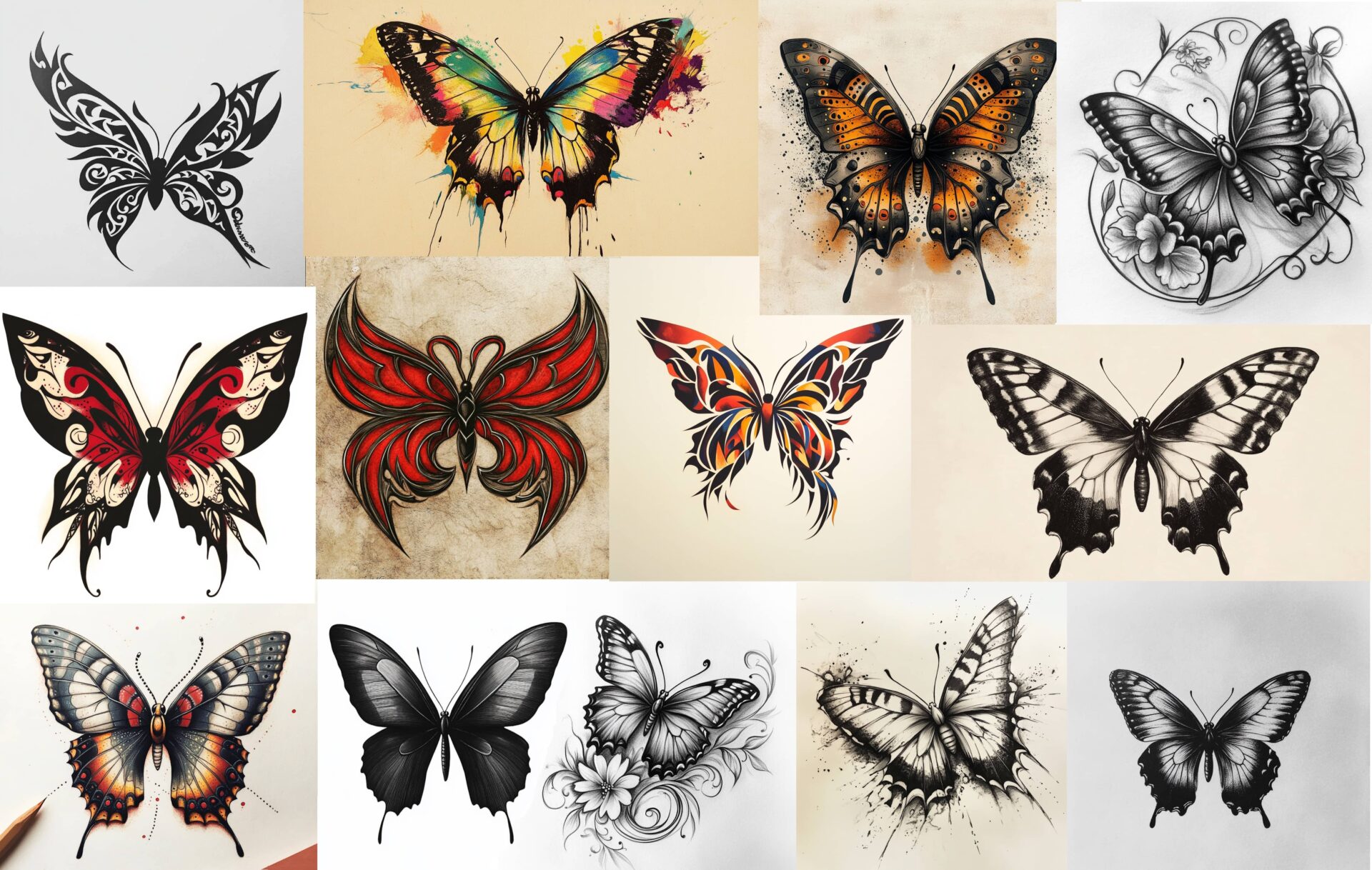 Tatouage papillon 🦋 : signification, styles et conseils