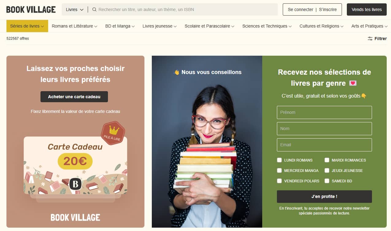 Book Village : présentation et avis du site bookvillage.app