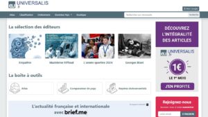 Universalis : présentation et avis du site universalis.fr